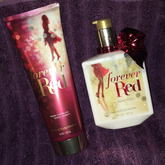 Bath & Body Works | Bath & Body | Forever Red Vintage Version Bath Body ...